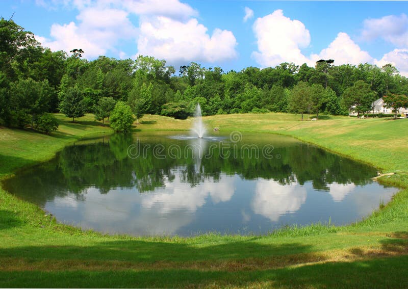 Freedom Park Bridge stock image. Image of skies, lake - 10203373
