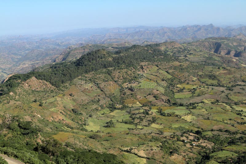 Landscapes in the Amhara Region of Ethiopia Stock Photo - Image of ...