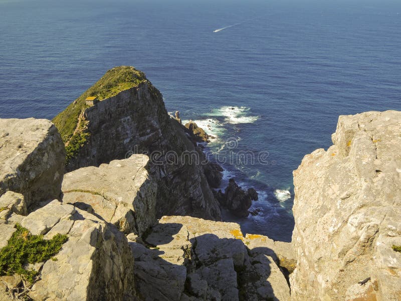 Landscapes of the Cape Point Stock Image - Image of indian, africa ...