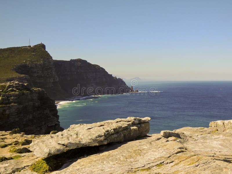 Landscapes of the Cape Point Stock Photo - Image of flowers, cape: 68673642