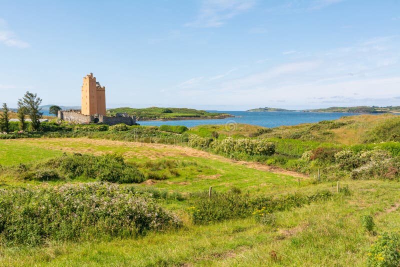 Kilcoe Castle West Cork Irish Landmark Ireland Stock Photo - Image of ...