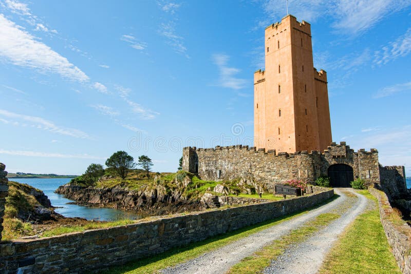 Kilcoe Castle in Co. Cork, Ireland Stock Image - Image of fort ...