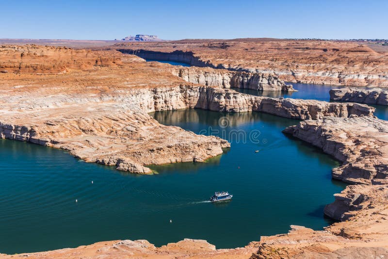 The Landscapes of Lake Powell in Spring. Stock Image - Image of arizona ...