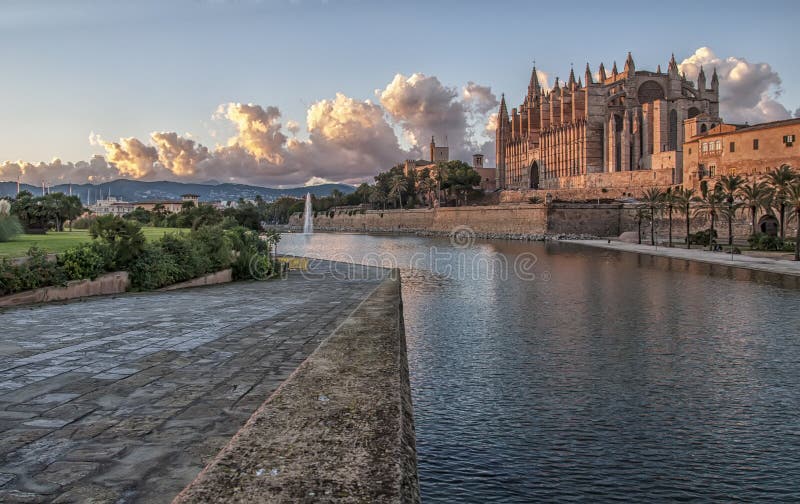 Landscapes of Mallorca stock image. Image of reflection - 46482173