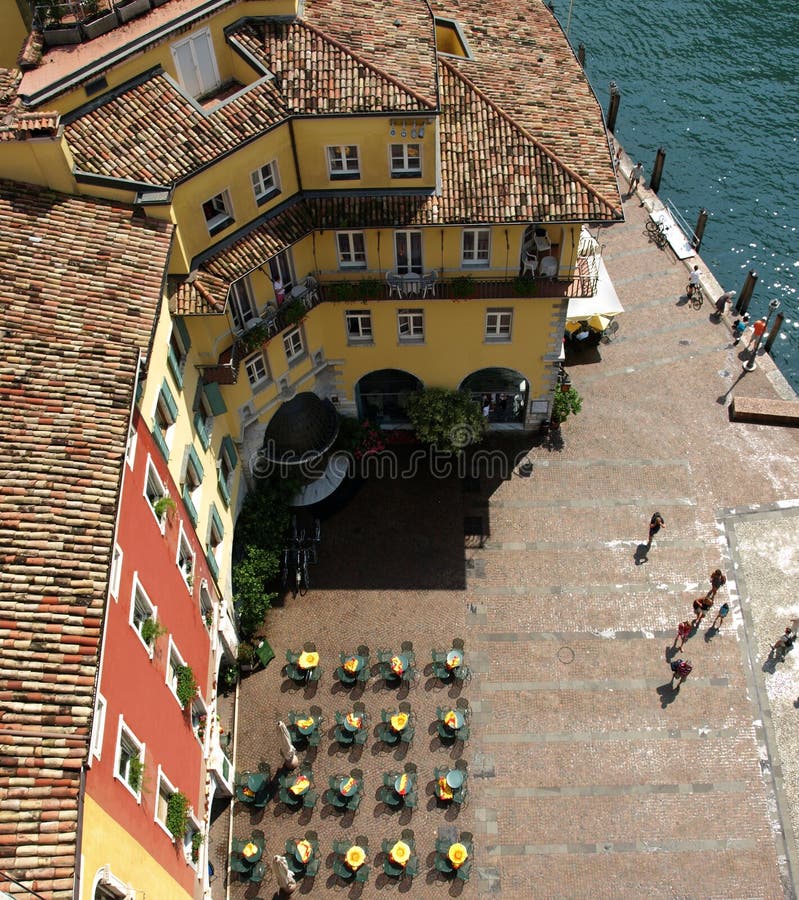 Street - Riva Del Garda Italy Stock Photo - Image of riva, vacation ...