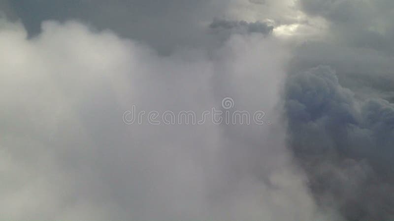 Landscapes Sky and Cloud View from Inside of Plane Stock Video - Video ...