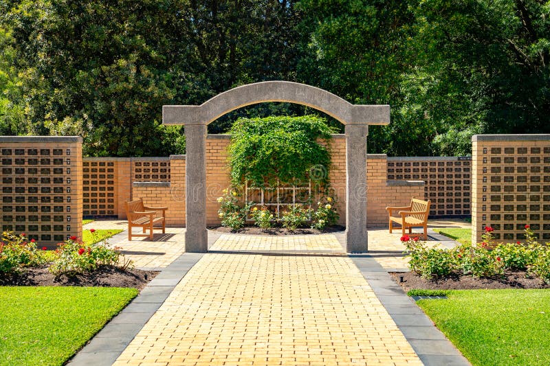Landscapes in Springvale Botanical Cemetery, Melbourne, Australia ...