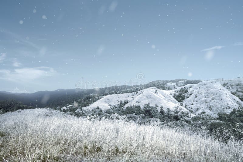 Landscapes with Winter Climate Stock Image - Image of climate, design ...