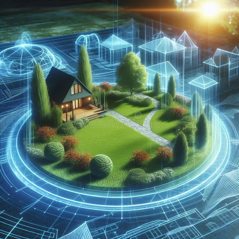 Landscaping Designs Holographic Representations of Landscape Pro Stock ...