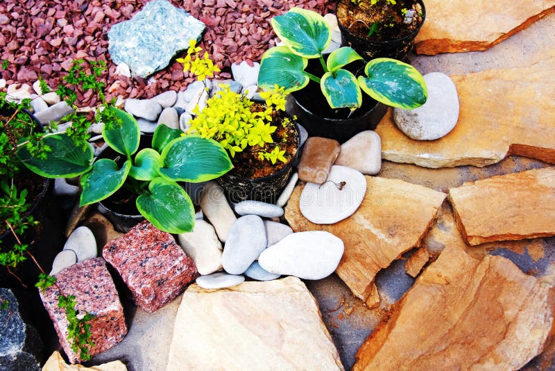 Landscaping materials stock image. Image of paving, pathway - 659679