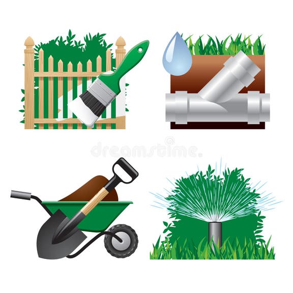 Modern Landscaping Equipment Stock Illustrations – 2,445 Modern ...