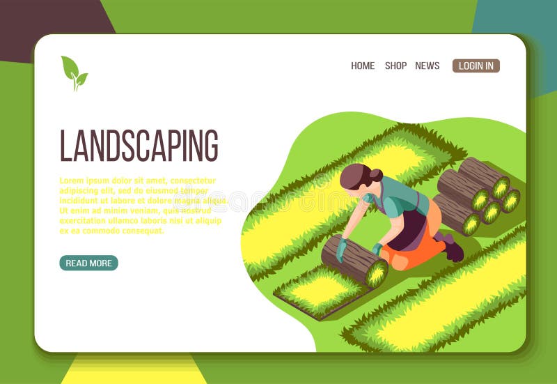 Computer Landscaping Stock Illustrations – 801 Computer Landscaping ...