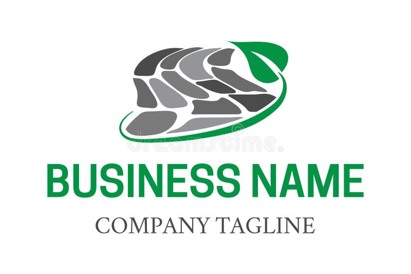 Landscaping and Pavement Logo Stock Illustration - Illustration of ...