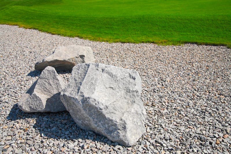 Stacked Landscaping Stones stock photo. Image of geometric - 11258346