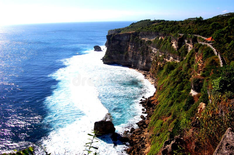 Landschaft bei Bali stockfoto. Bild von ozean, strand - 5971766