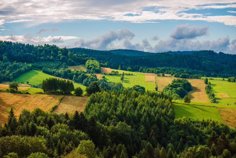 Polen-Landschaft stockbild. Bild von landschaft, polen - 9325769