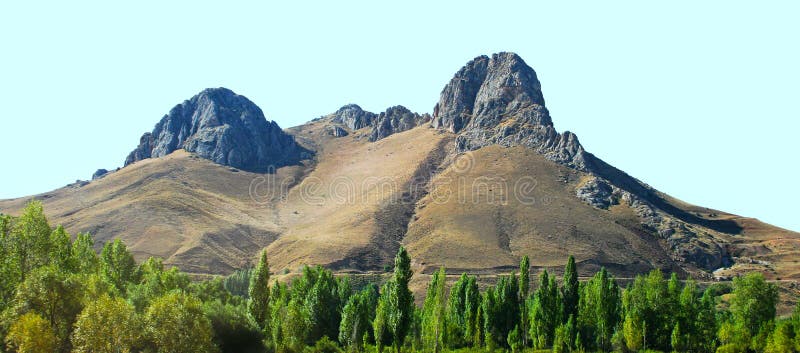 Landschap in Turkije stock afbeelding. Image of steen - 30125225