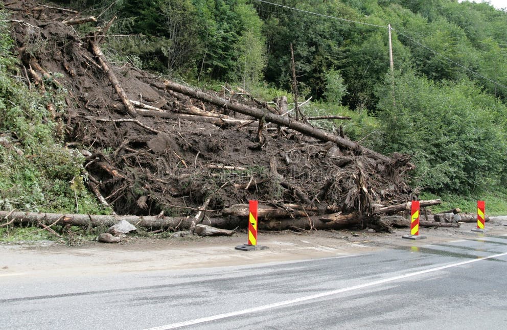 Landslide stock photo. Image of cliff, clay, avalanche - 20826672