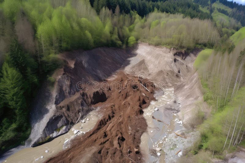 Landslide Blocks the Flow of a River, Creating New Ecosystem and ...