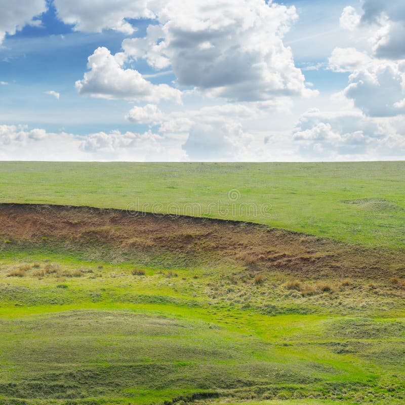 Landslide and Soil Erosion on Fields Stock Photo - Image of arable ...