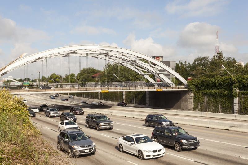 Vogelperspektive Der Autobahn 69, Houston, Texas, USA Redaktionelles ...