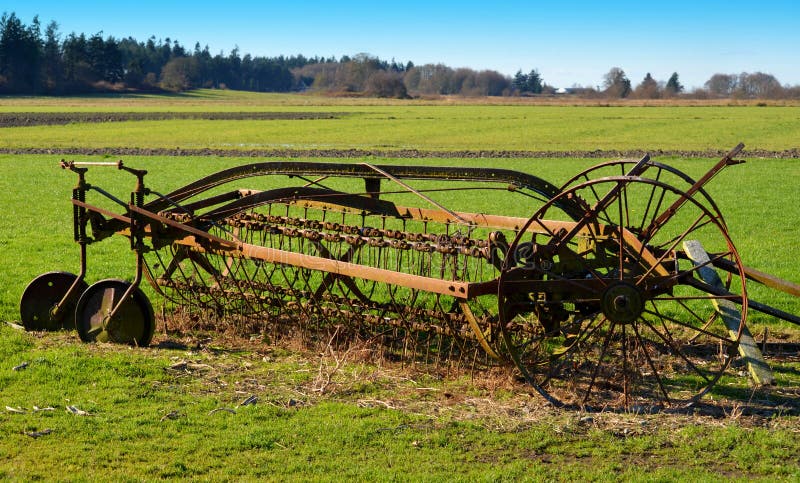Landwirtschaftliche Maschinen Stockbild - Bild von sämaschine ...
