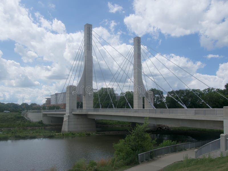 Lane Ave Bridge stock image. Image of basketball, state - 83678151