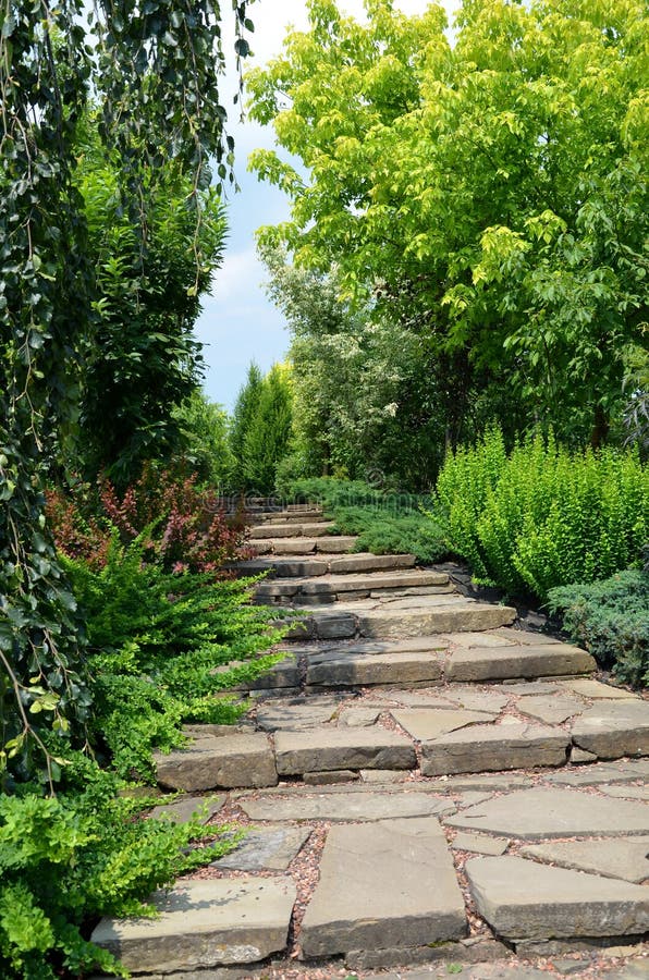 Lane in the garden stock image. Image of lane, recreation - 55106499