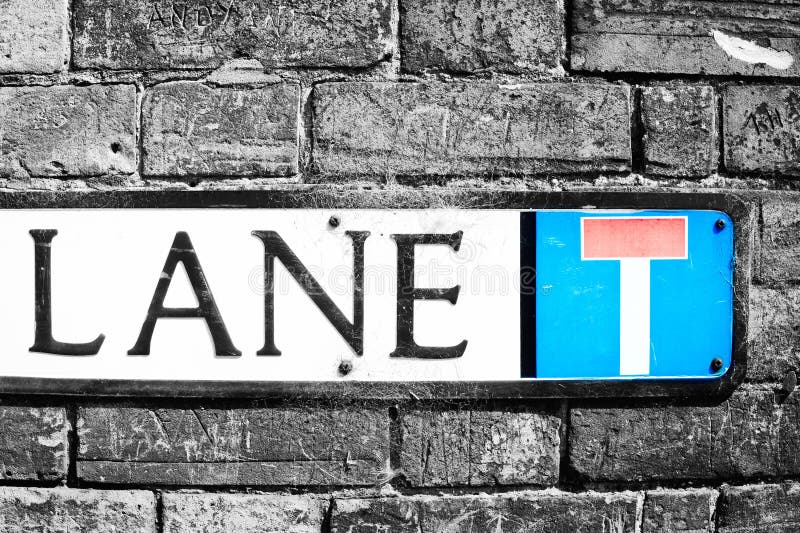 Lane sign stock photo. Image of icon, highway, vintage - 61315436