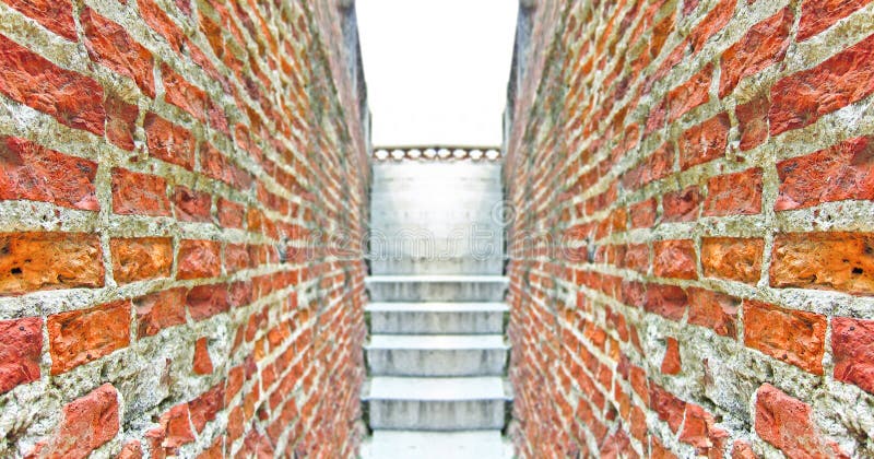 Lane between two houses stock image. Image of abstract - 56554389