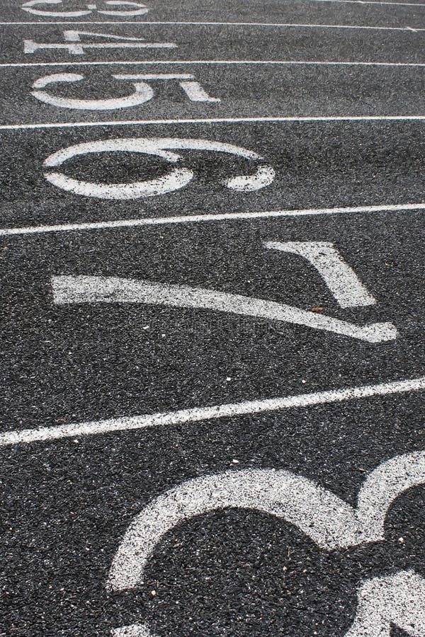 Lanes on Track Field stock photo. Image of markings, traction - 5267516