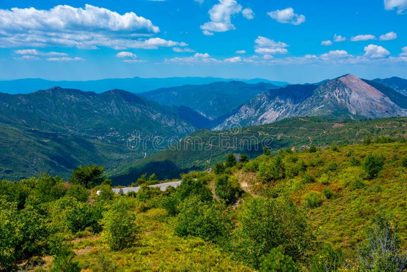 Langada Pass at Peloponnese Peninsula in Greece Stock Image - Image of ...
