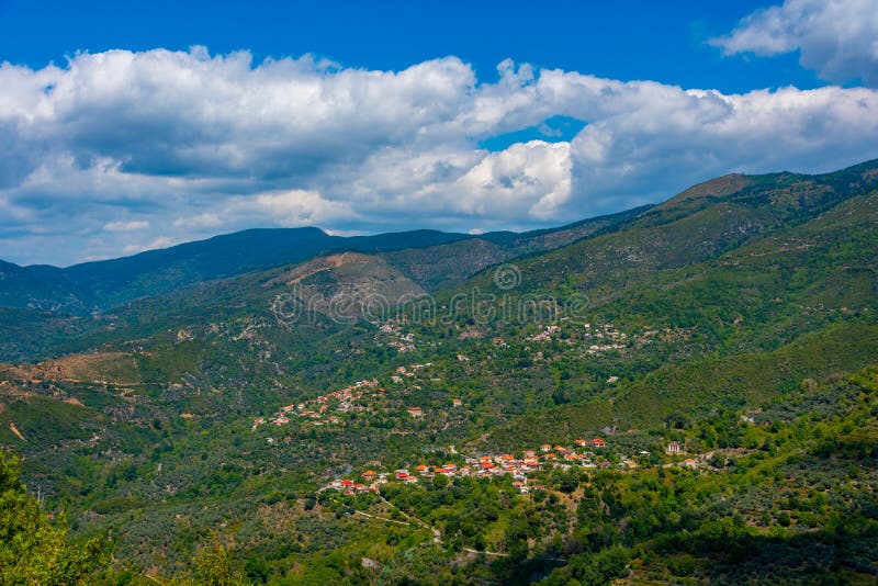 Langada Pass at Peloponnese Peninsula in Greece Stock Photo - Image of ...