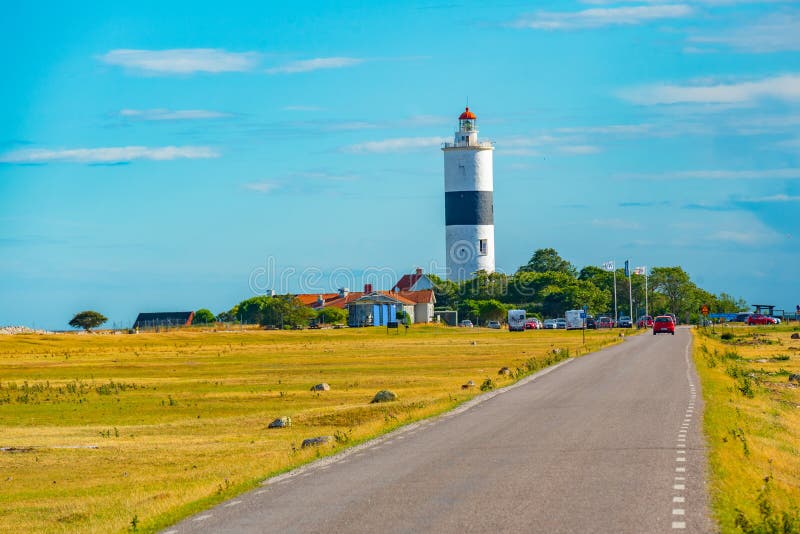 Lange Jan Lighthouse at Oland Island in Sweden Editorial Photo - Image ...