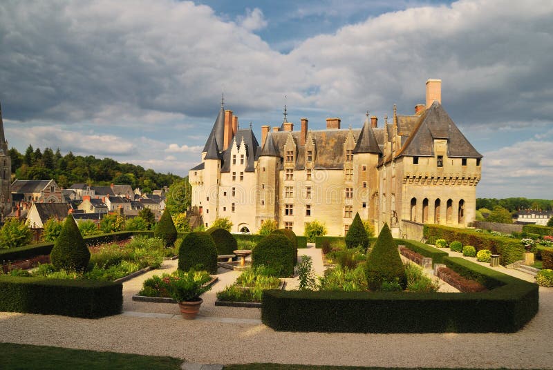 Chateau Langeais Entrance stock image. Image of home, estate - 4193761