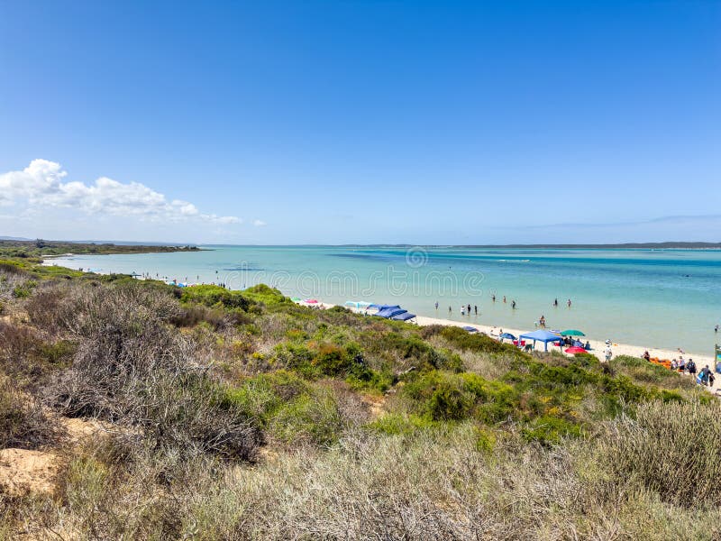 Langebaan Lagoon in the Western Cape, South Africa. Stock Photo - Image ...