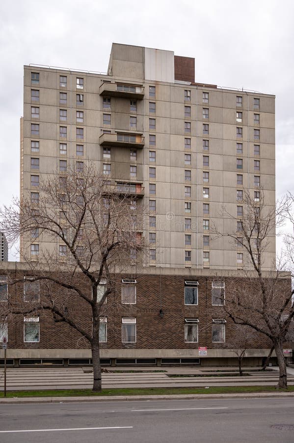 Langin Place and Baker House Complex, Calgary Editorial Image - Image ...