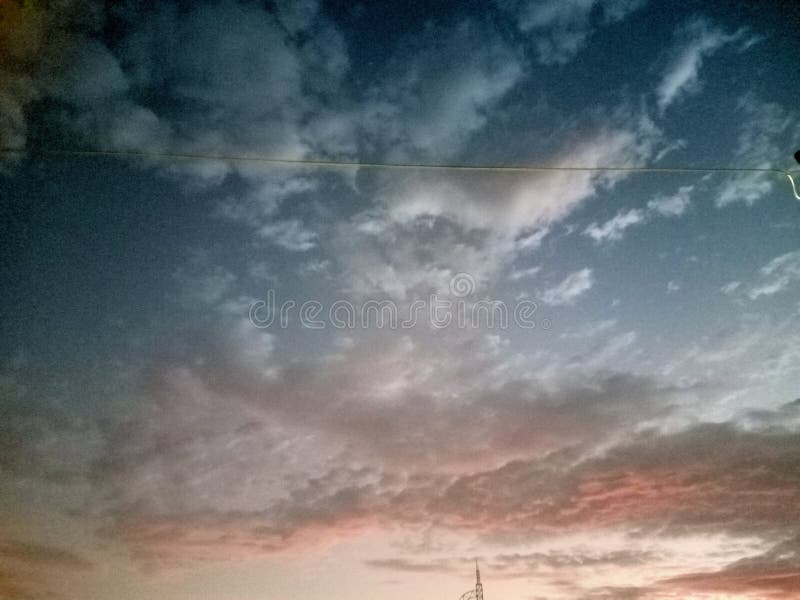 Langit senja stock photo. Image of dawn, horizon, indahnya - 290000768