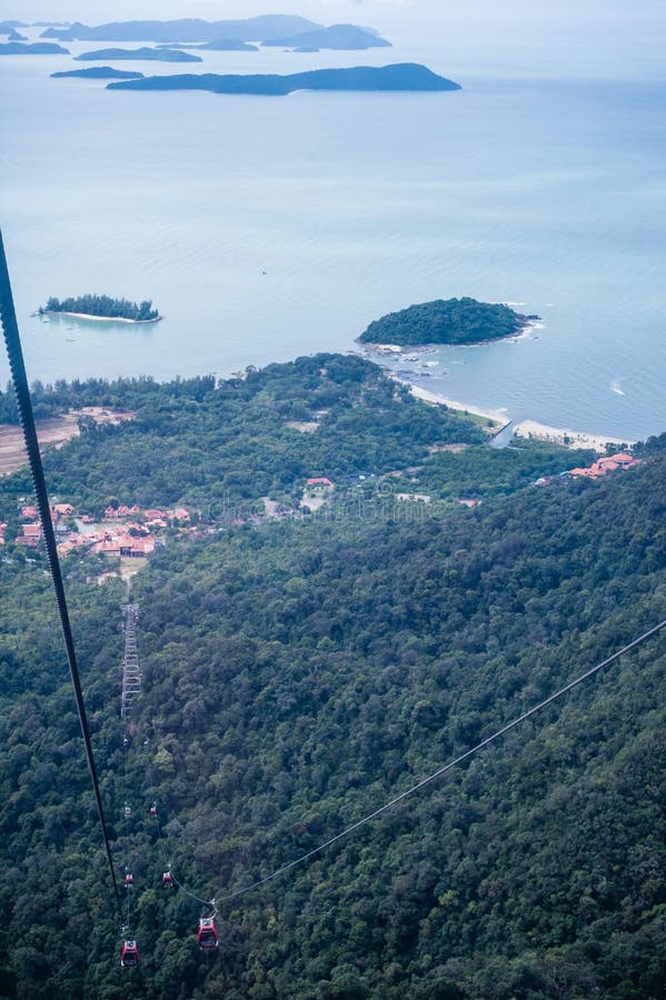 Langkawi Cable Car stock photo. Image of jungle, entertainment - 33508848