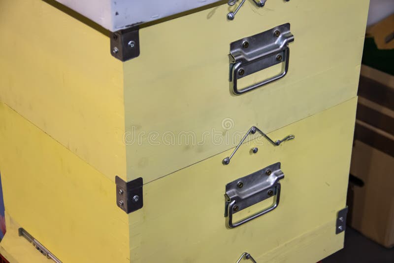 Langstroth Plastic Beehive Deep Brood Box (Assembled) Stock Photo ...