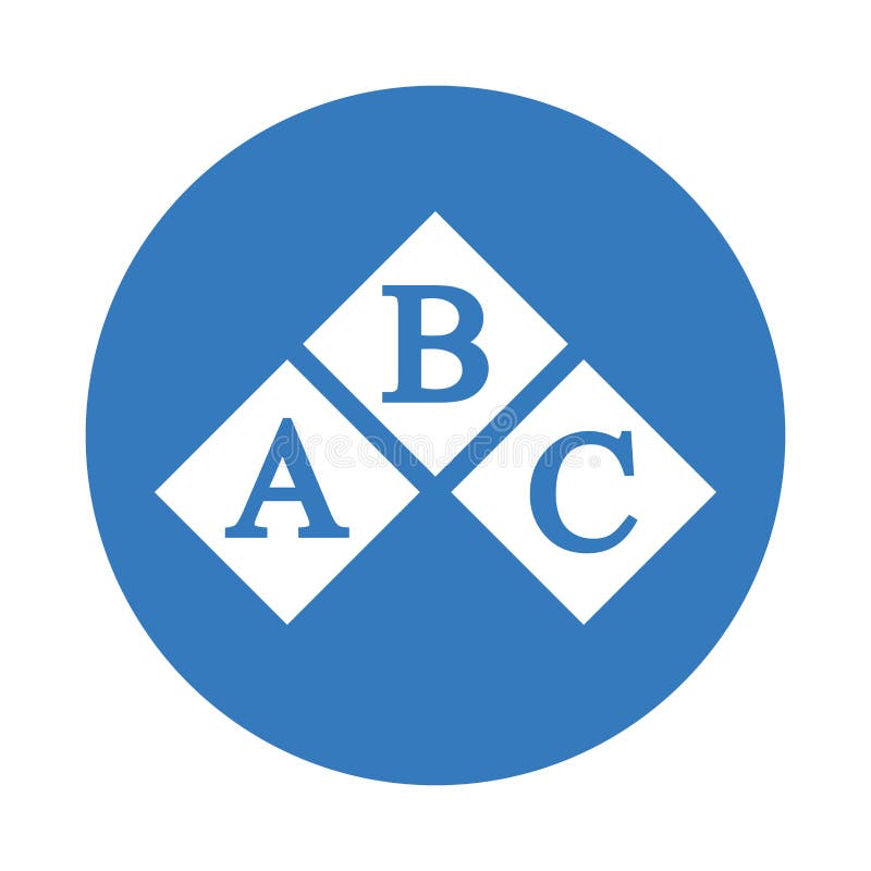 Language, ABC, English, Alphabet, Letter Icon. Blue Vector Sketch Stock ...