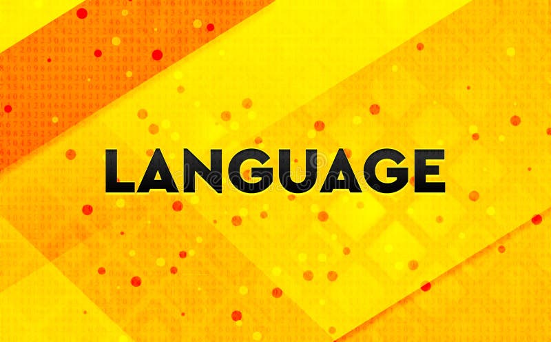 Design Concept Of Word LANGUAGE Website Banner Stock Vector ...