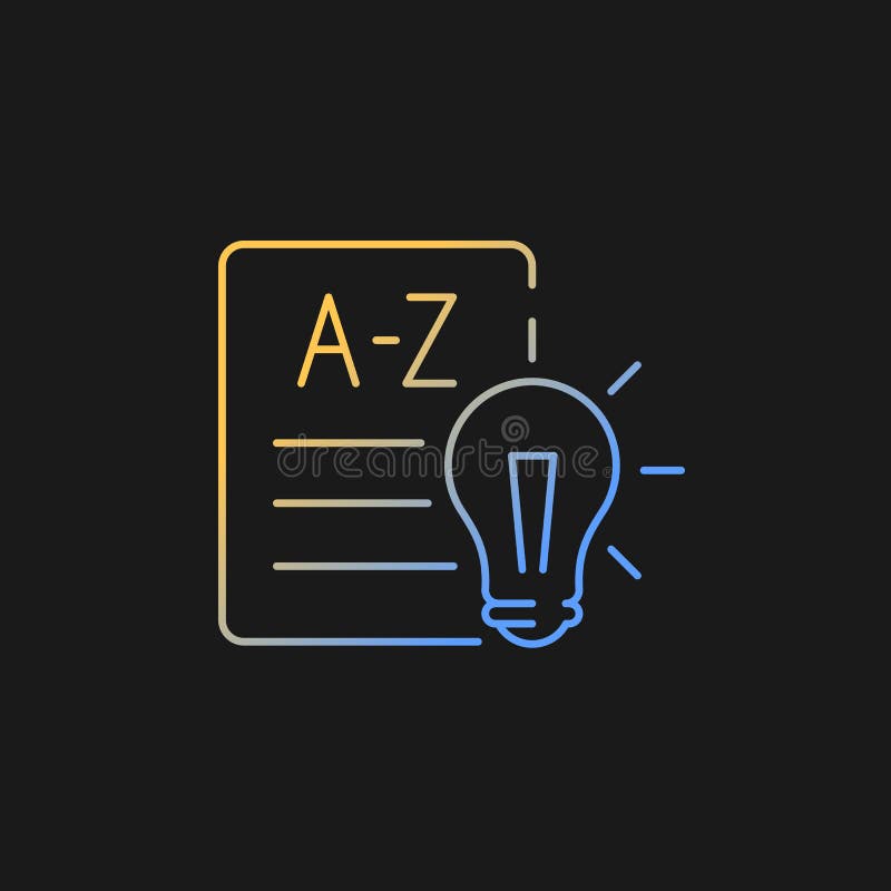 Language Arts Chalk White Icon on Dark Background Stock Vector ...