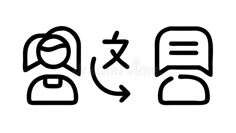 Language Barrier Translation, Global Communication Challenge, Vector ...
