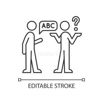 Speaking Languages Line Art Stock Illustrations – 67 Speaking Languages ...
