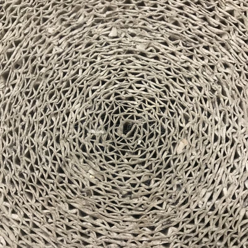 The Language of the Cardboard Material Looks Dizzying. Stock Image ...