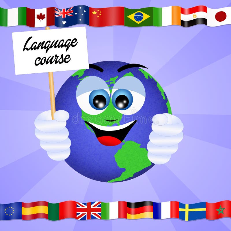 Language course stock illustration. Illustration of languages - 61351578