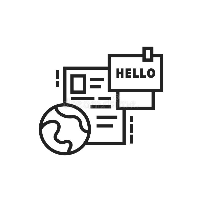 Speaking Languages Line Art Stock Illustrations – 67 Speaking Languages ...