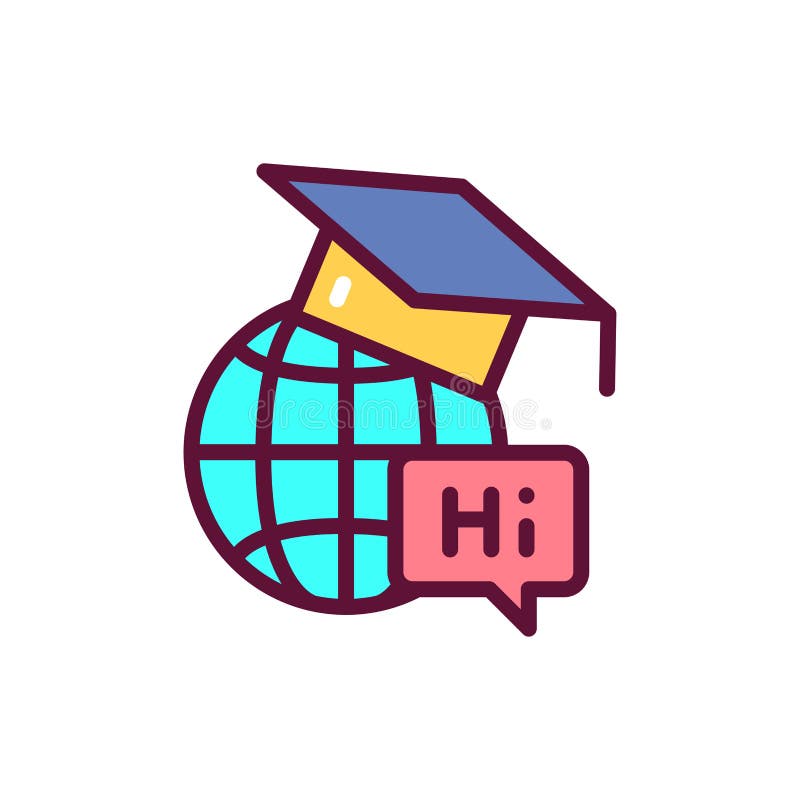 It Courses Color Line Icon Programming Coding Learning Software Development E Learning