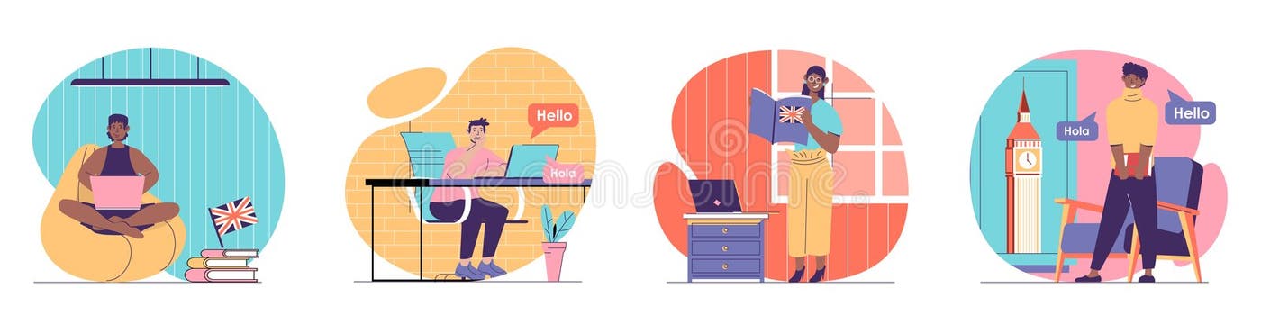 Character Learning Scene Stock Illustrations – 4,481 Character Learning ...